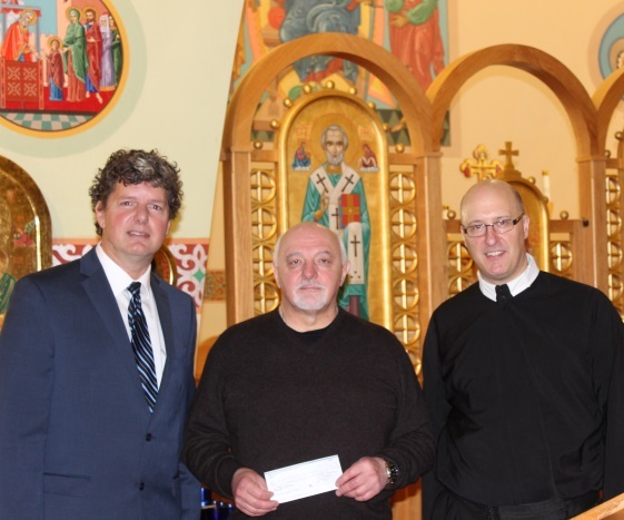 01-Perry Kjargaard, Morris Smysnuik, Father Michael Smolinski | UCFSASK